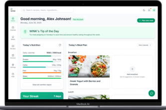 Wink - Ai Meal planner App | Devpost