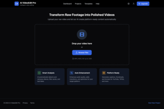 AI VideoEdit Pro | Devpost