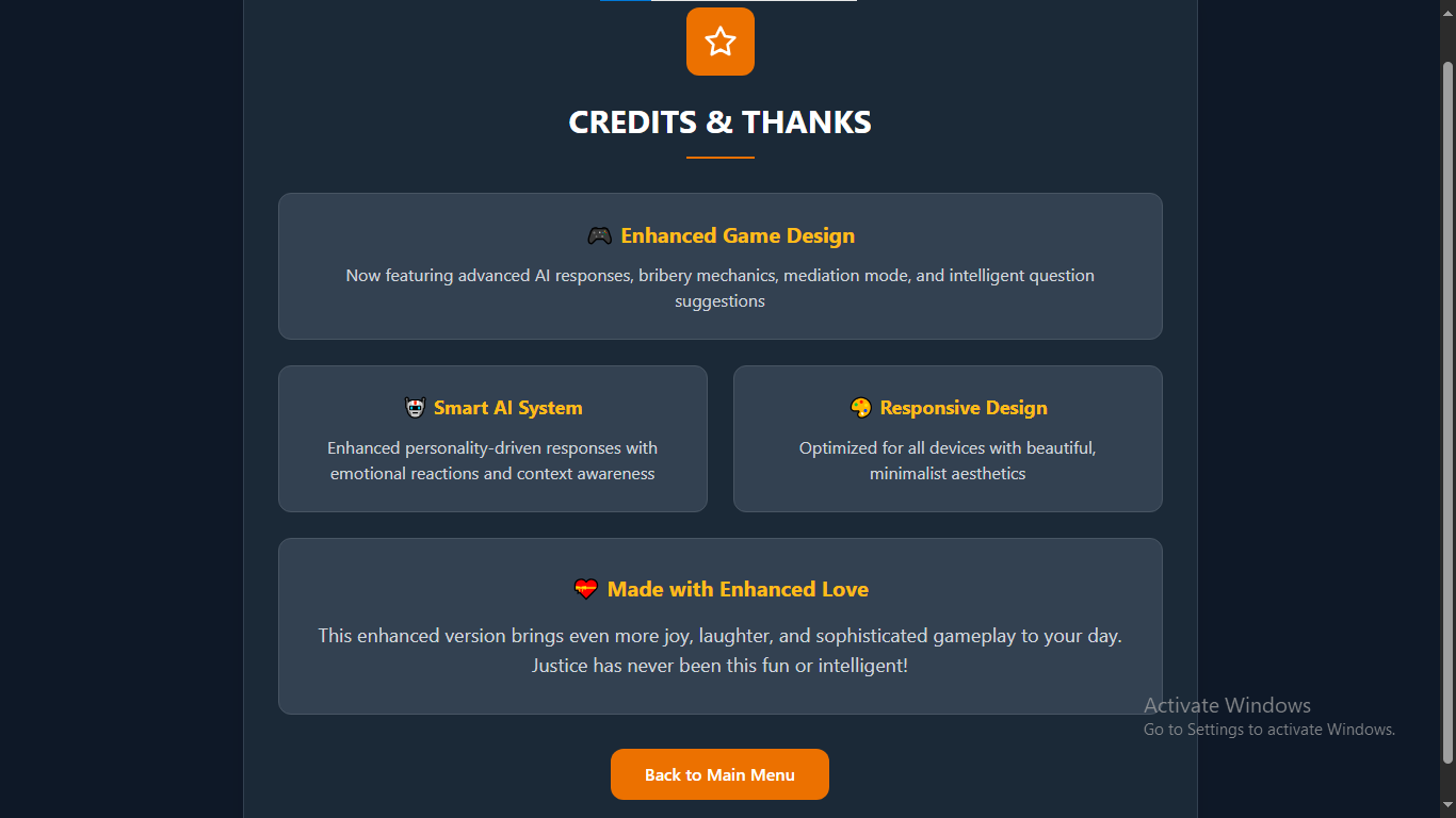 JUDGEMENT DAY- RIDICULOUS CASES EDITION | Devpost