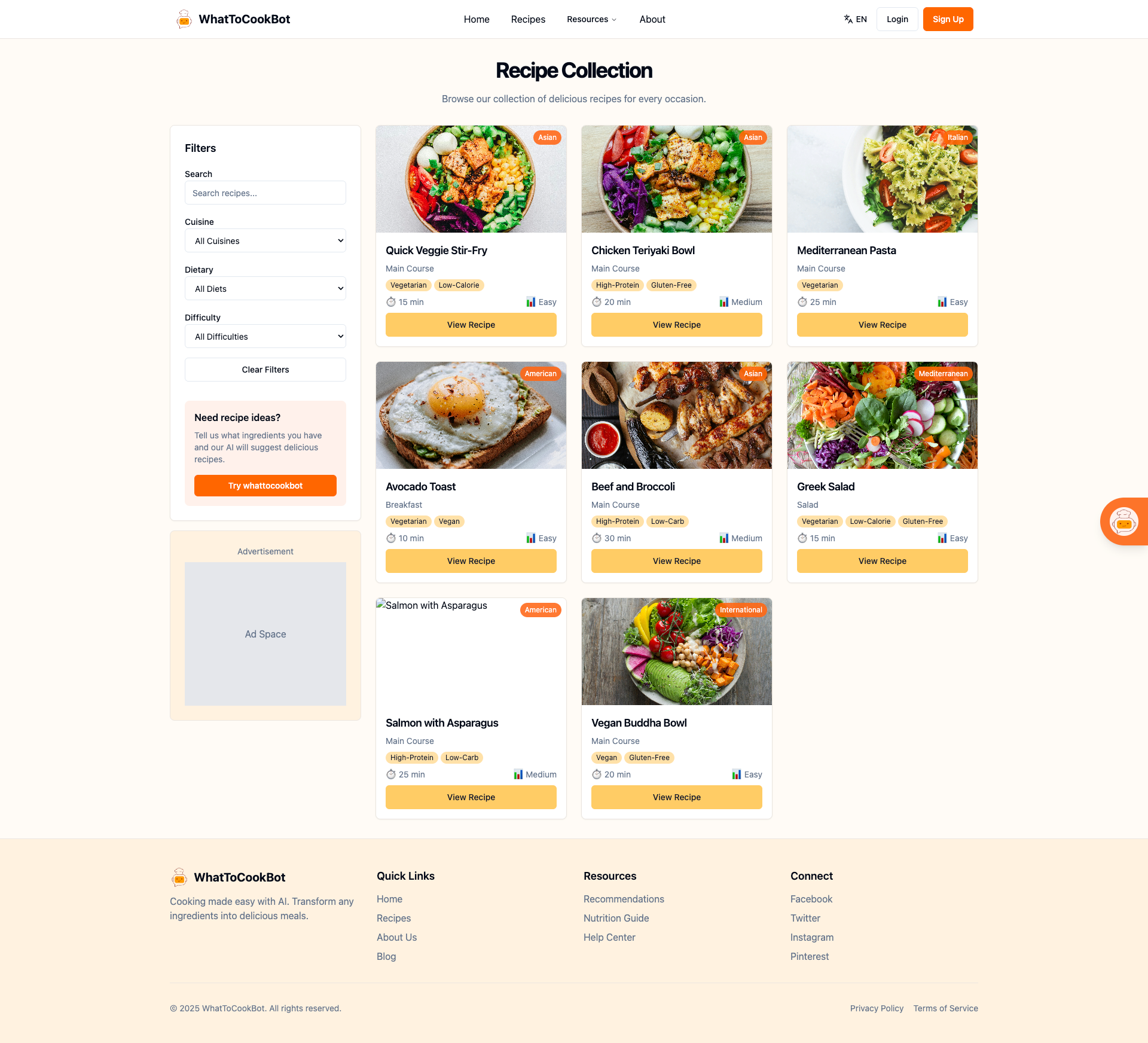 What to Cook Bot | Devpost