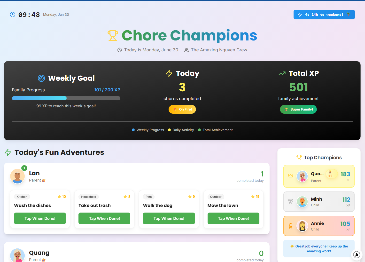 Chore Champions | Devpost
