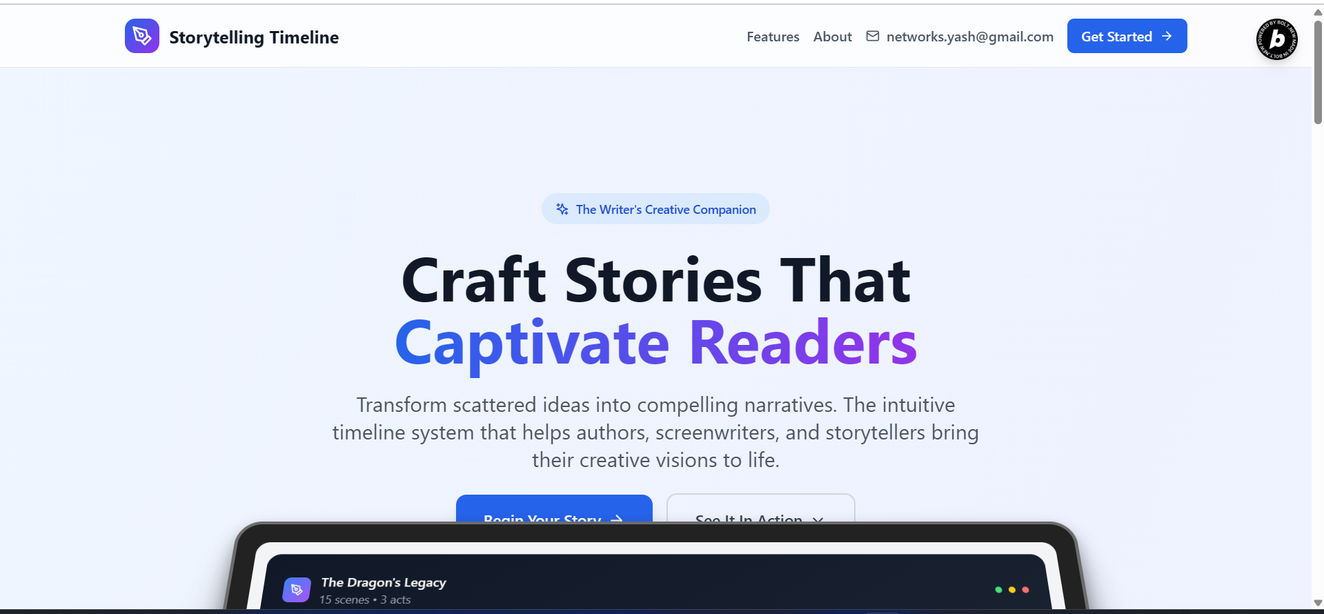 Story Timeline | Devpost