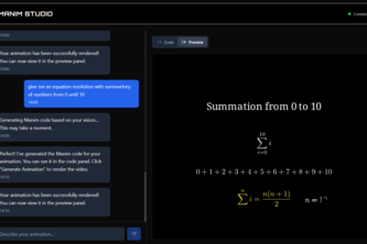 Manim Studio AI | Devpost