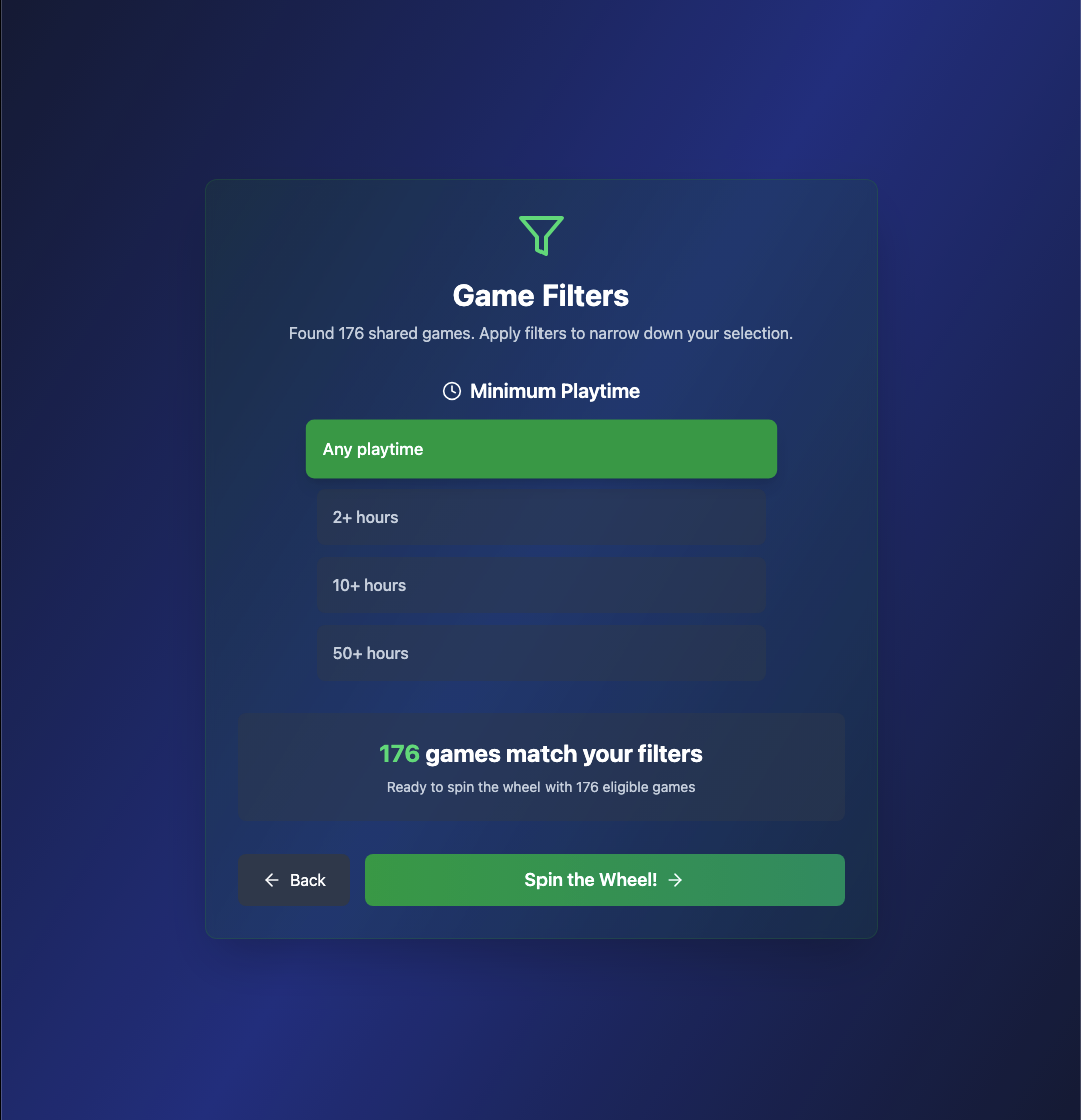 Steam Roulette | Devpost