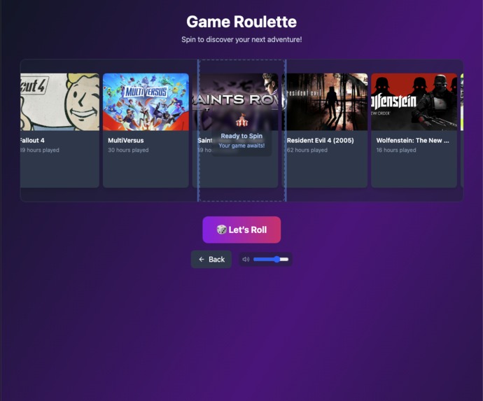 Steam Roulette | Devpost