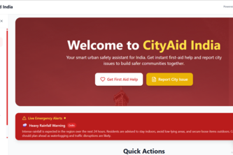 CityAid - India Smart Urban Safety Assistant | Devpost