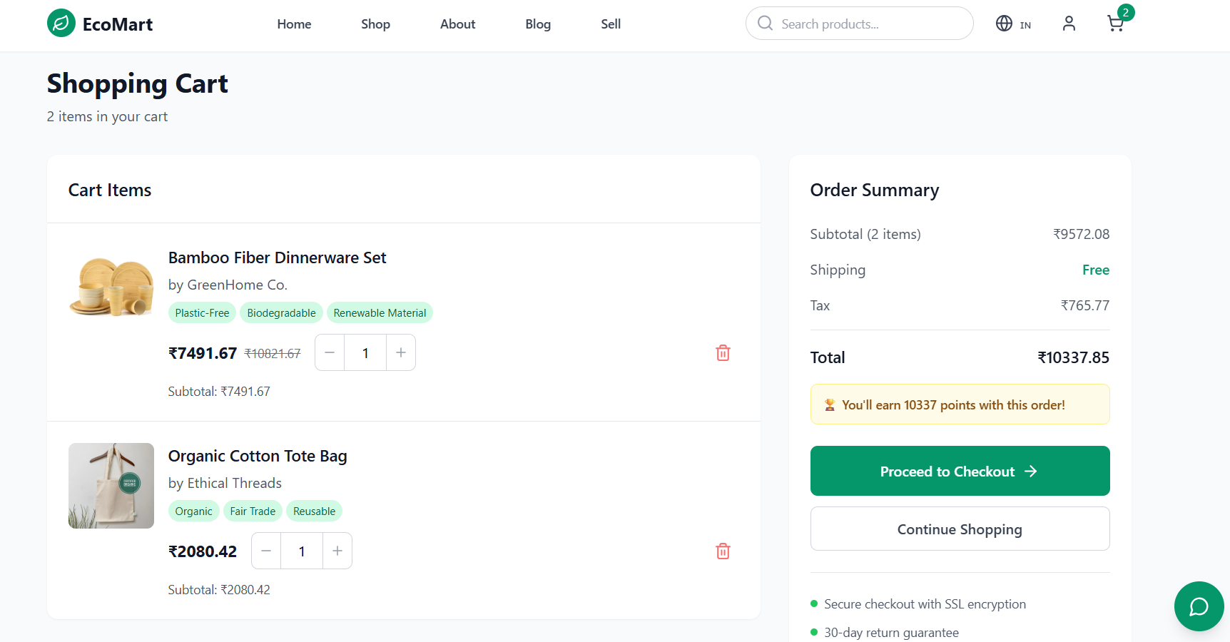 Eco-Friendly Marketplace | Devpost