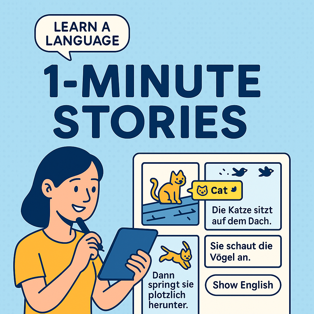 1-minute stories- Language learning | Devpost