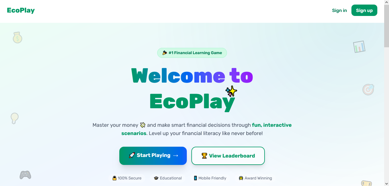 EcoPlay | Devpost