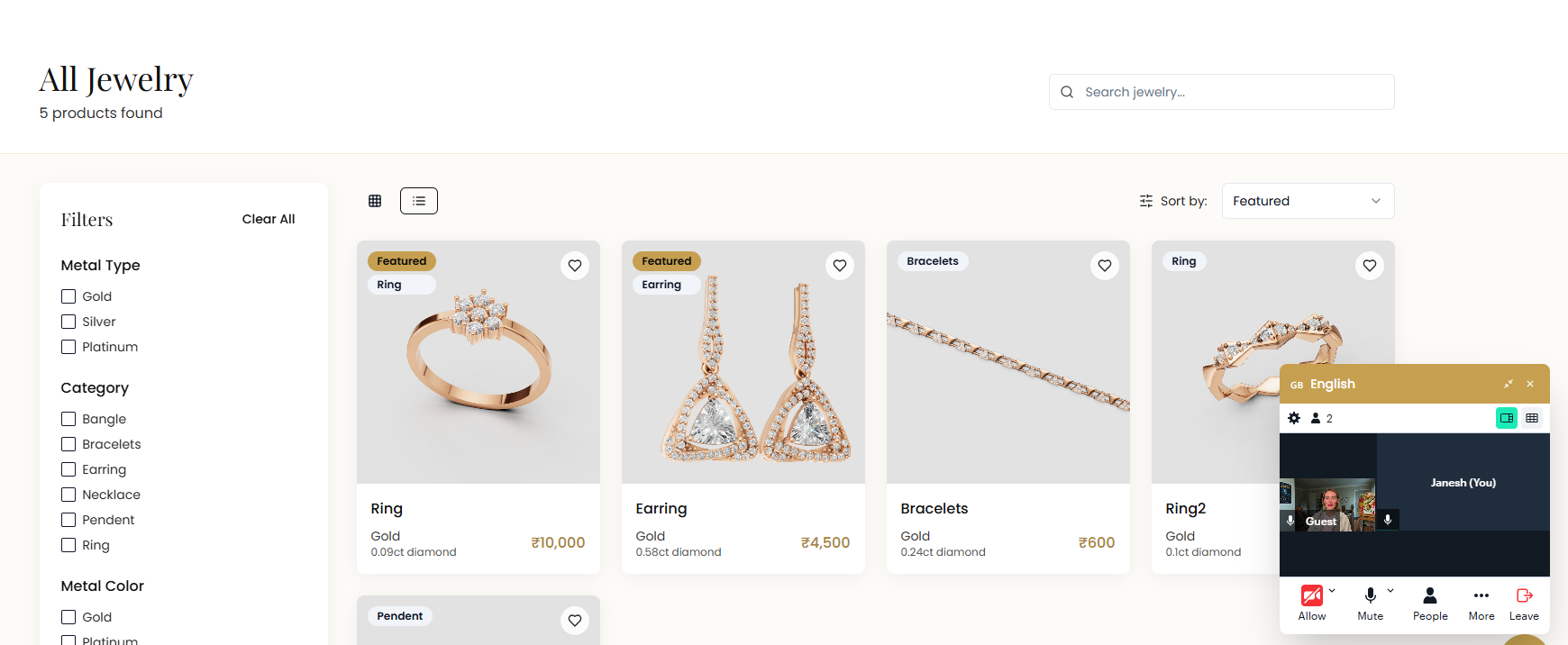 AI-Powered Jewelry Shopping Experience | Devpost