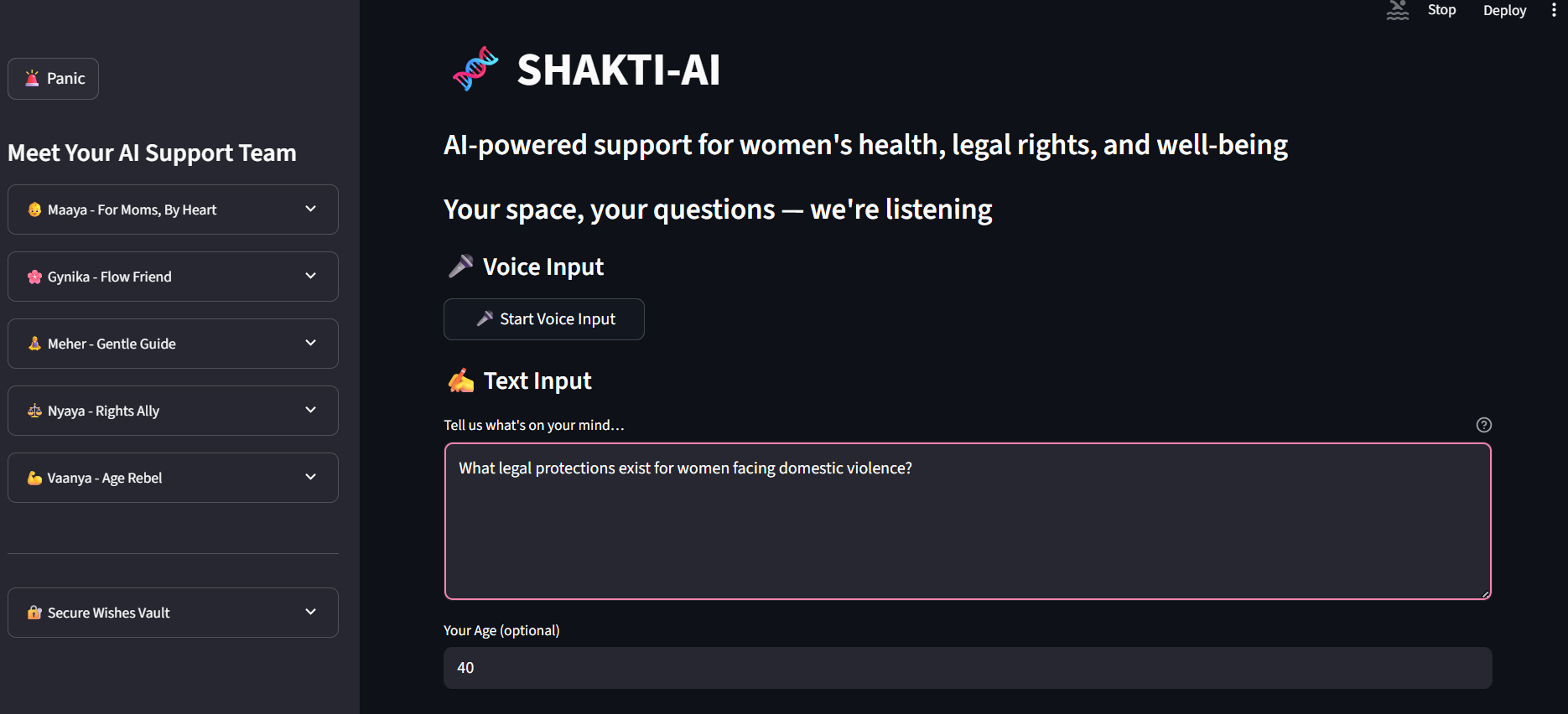 SHAKTI-AI | Devpost