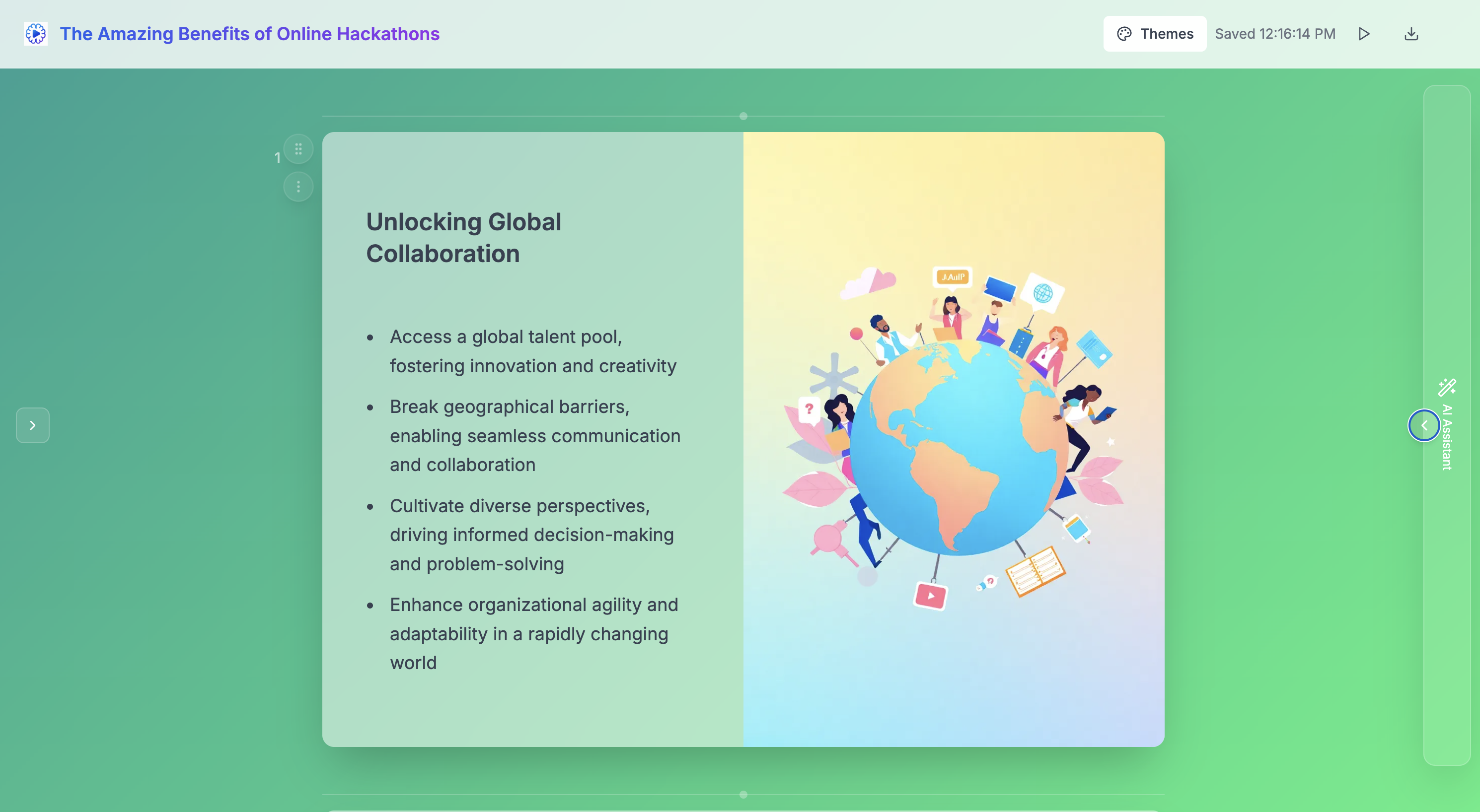 Zent AI: Present your Story Beautifully | Devpost