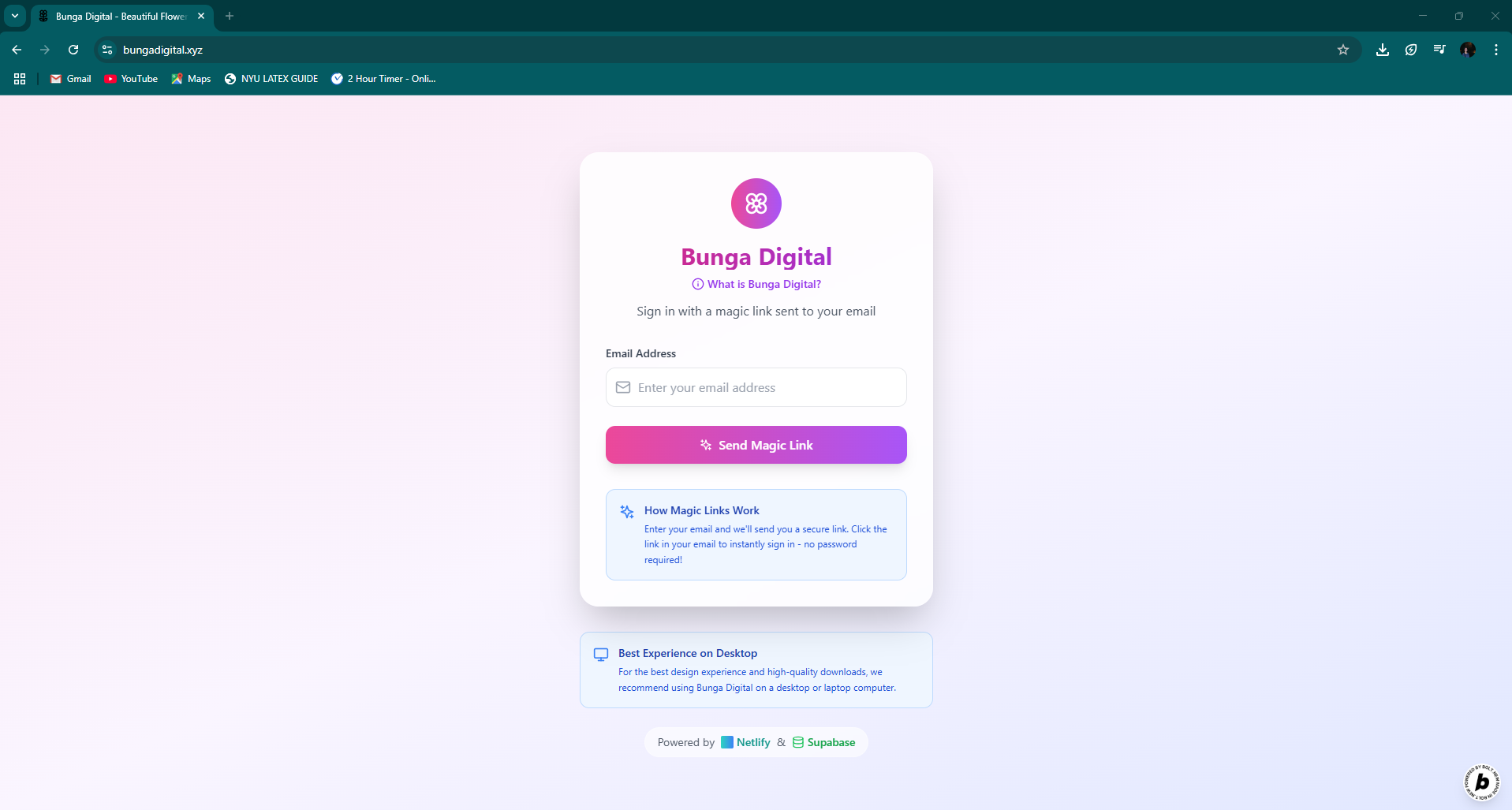 Bunga Digital | Devpost