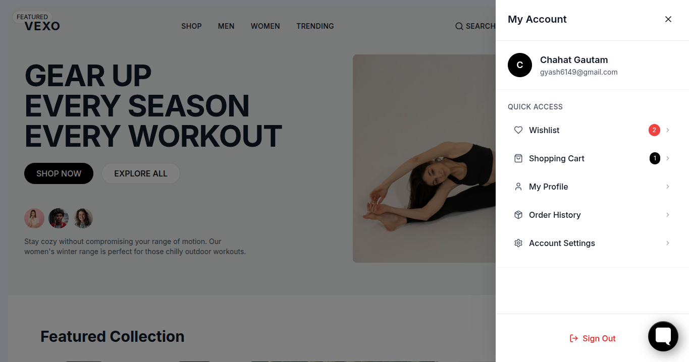 Vexo ~ E-Commercial platform | Devpost