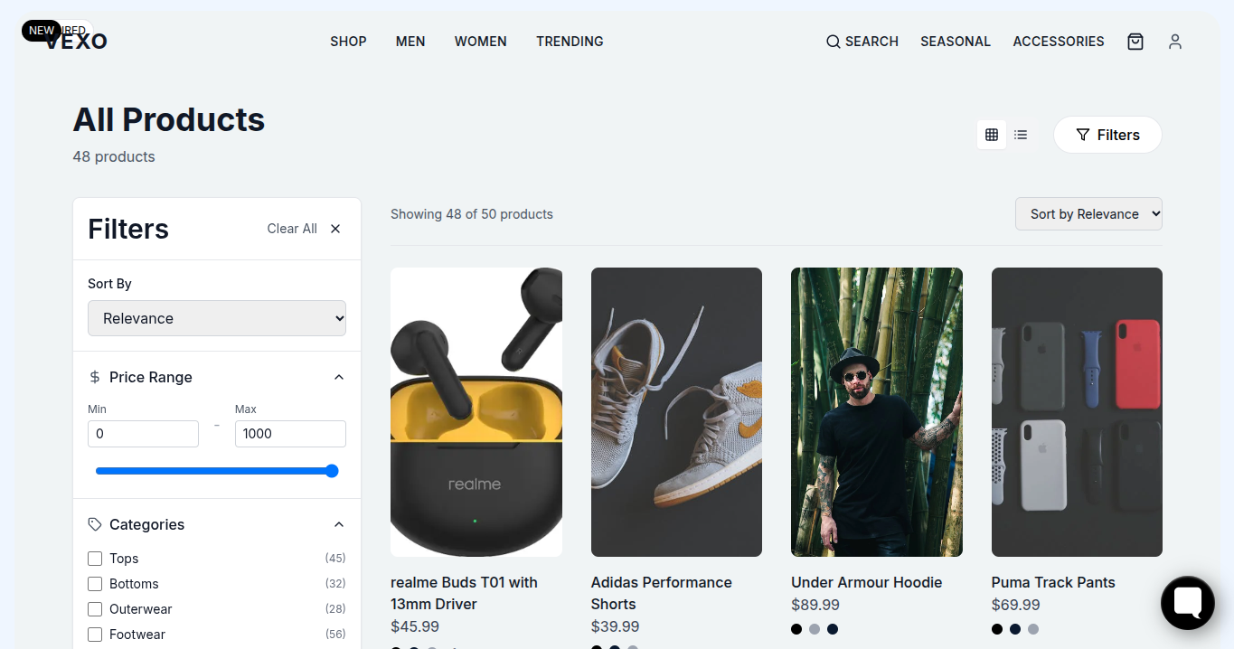 Vexo ~ E-Commercial platform | Devpost