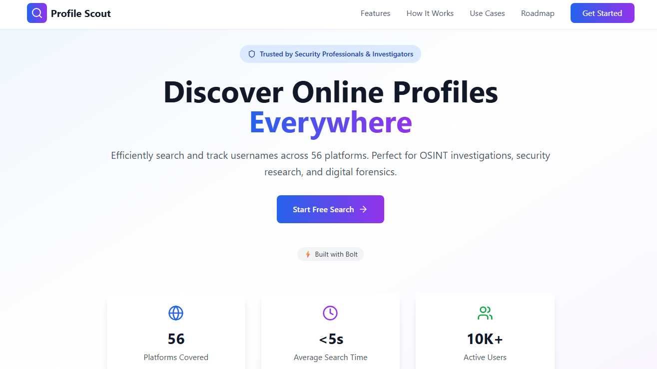 Profile Scout | Devpost