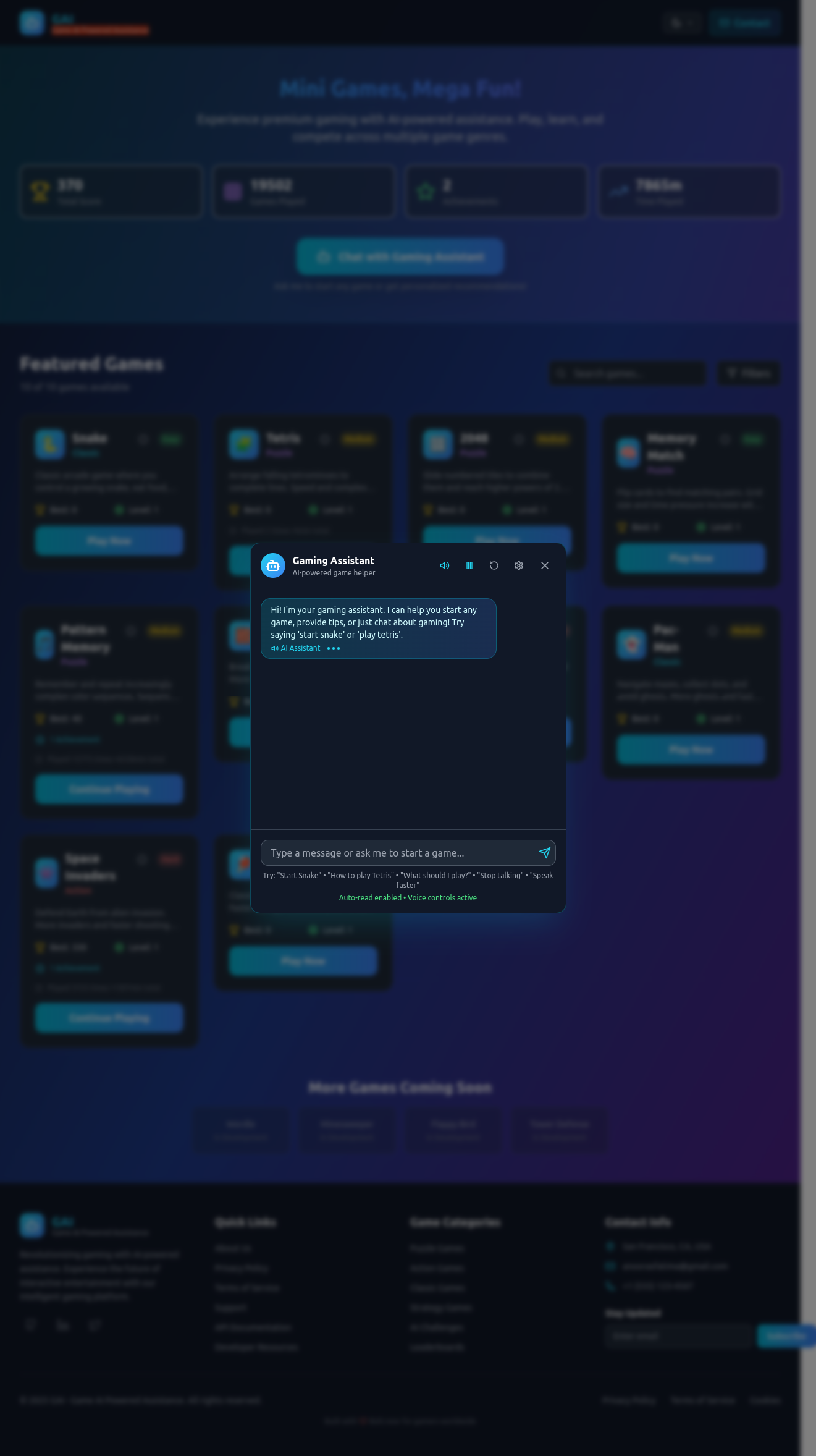 GAI (Game AI Powered Assistance) | Devpost