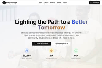 Lamp of Hope | Devpost