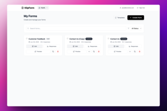 KlipForm - Beautiful Forms and Surveys | Devpost