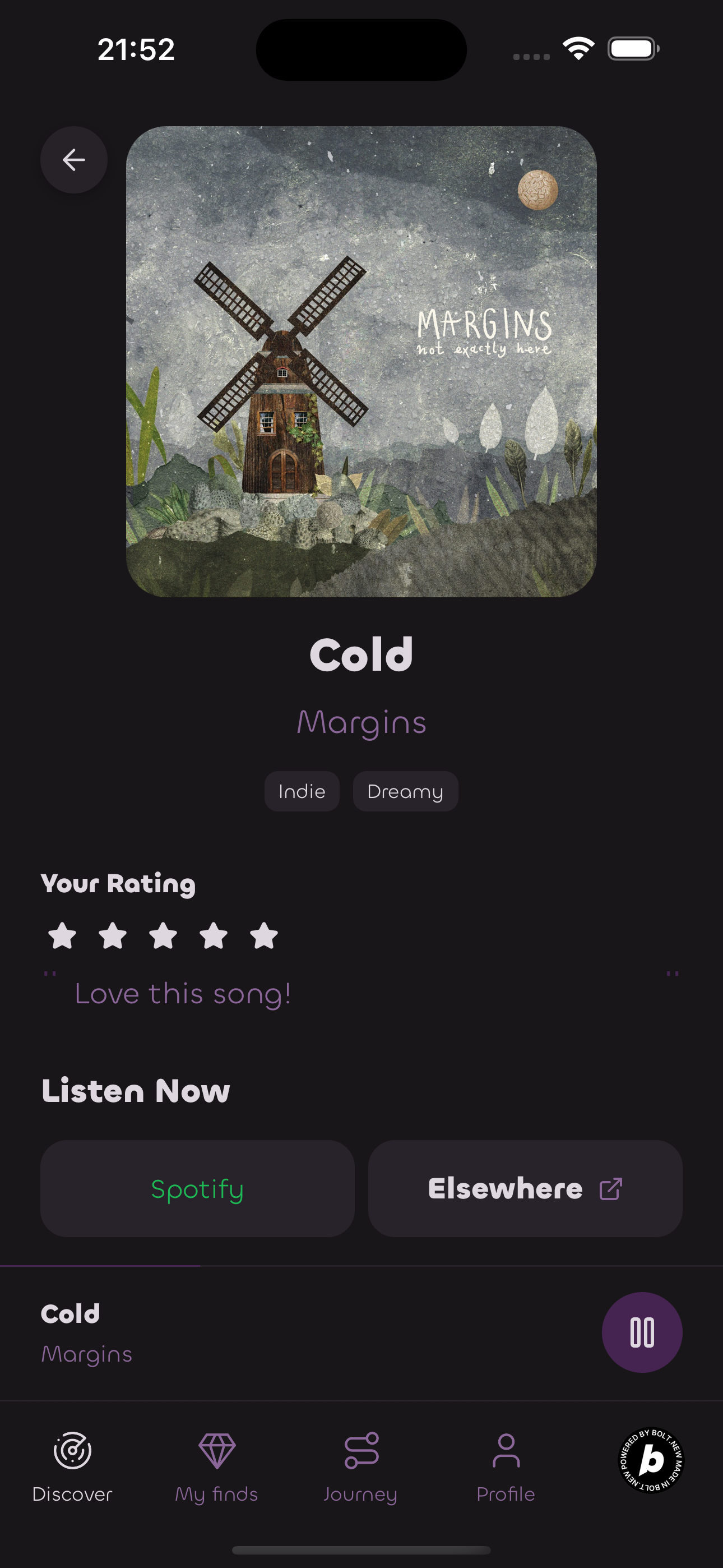 unknown ⋅ Music Discovery Reimagined | Devpost