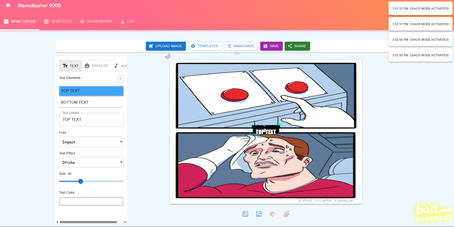 Ultimate Meme Chaos Machine | Devpost