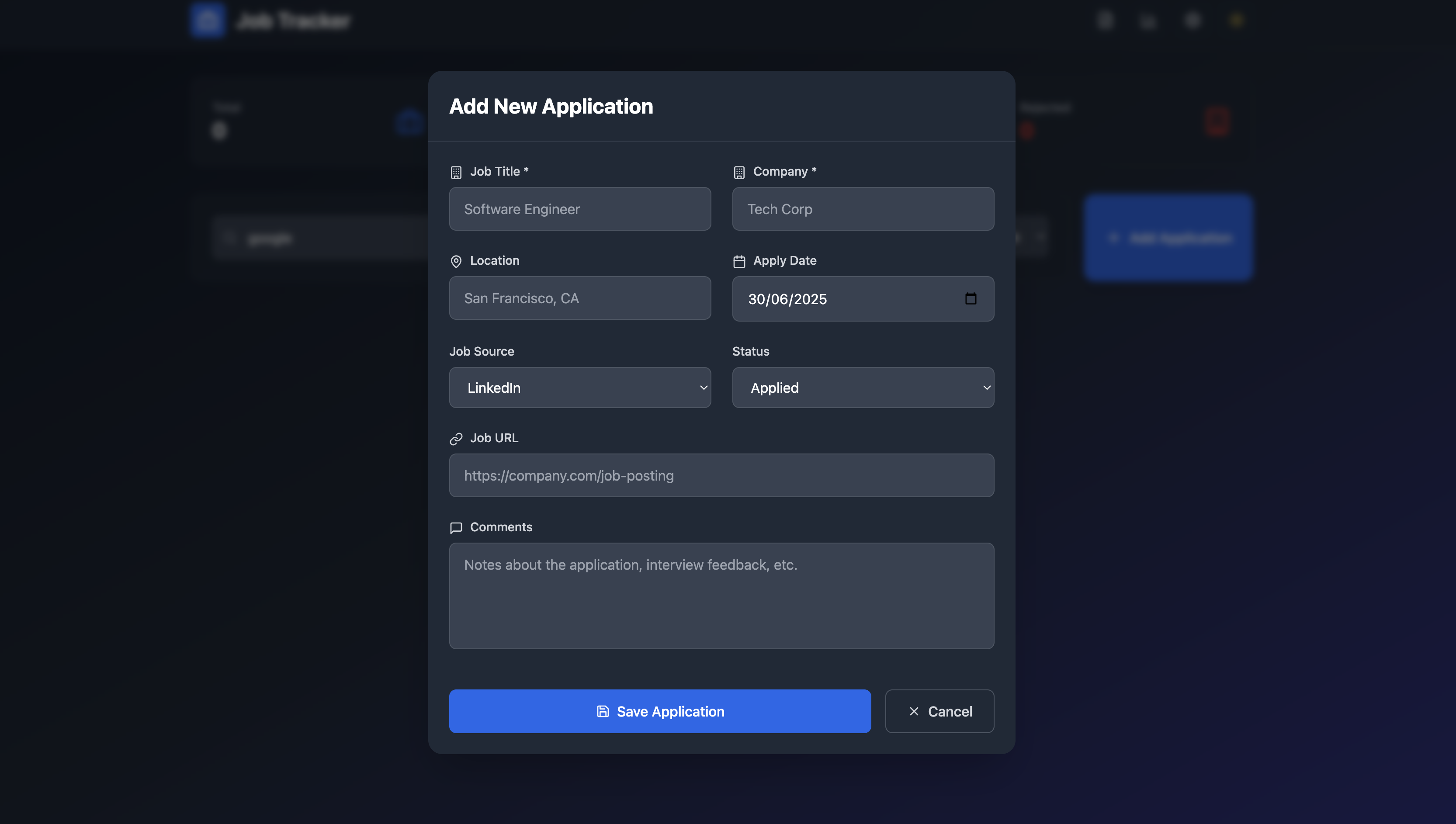 Real job tracker | Devpost