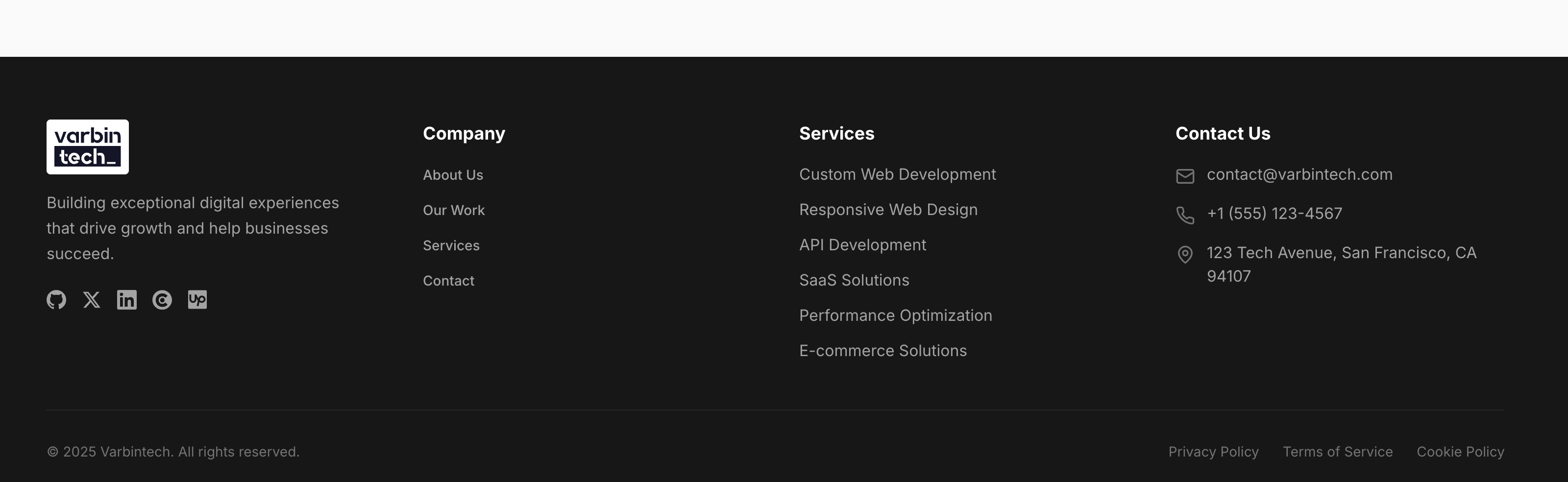 Agency Homepage 2025 | Devpost