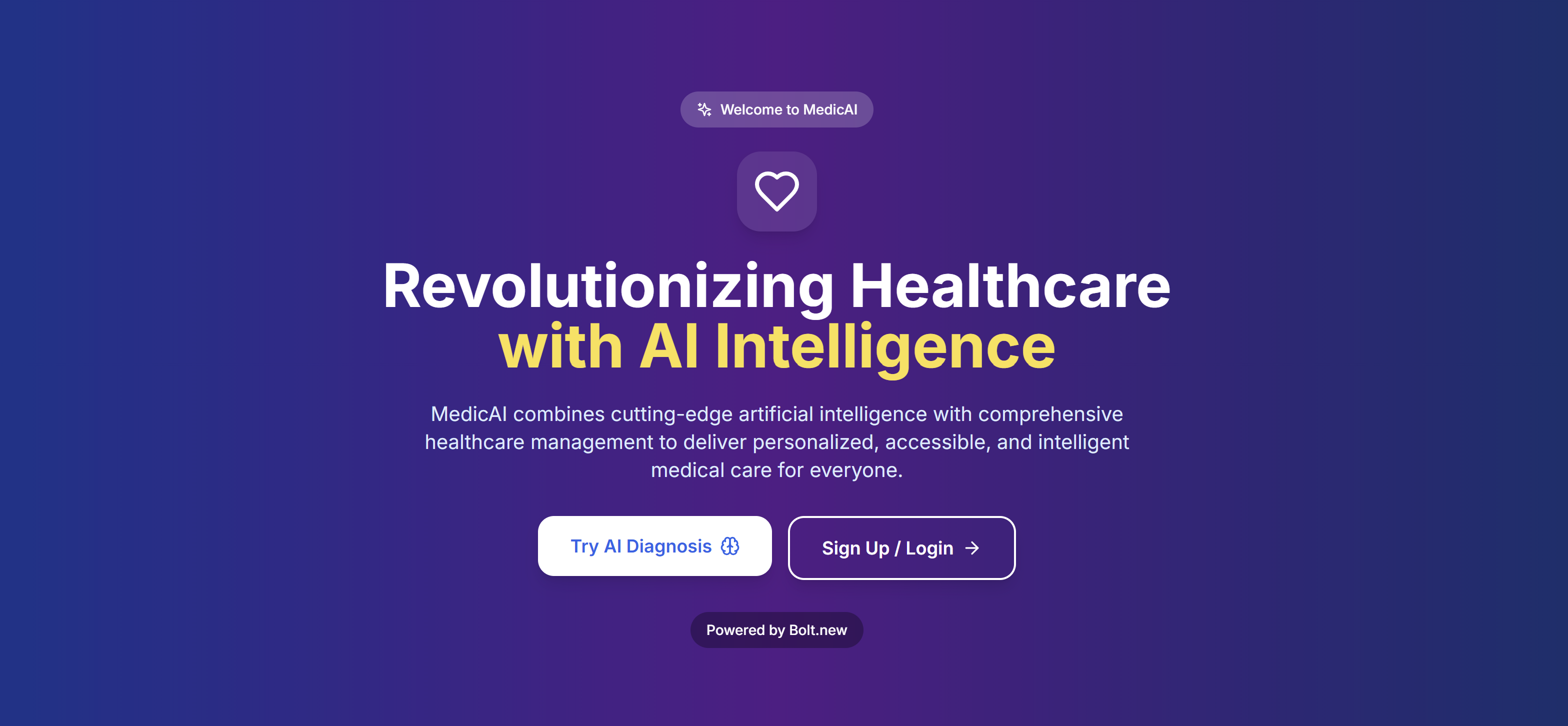 MedicaAI: AI-Powered Smart Health Diagnosis & Automation. | Devpost