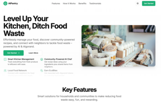 AI Pantry - AI for Your Pantry, Blockchain for Your Swaps. | Devpost