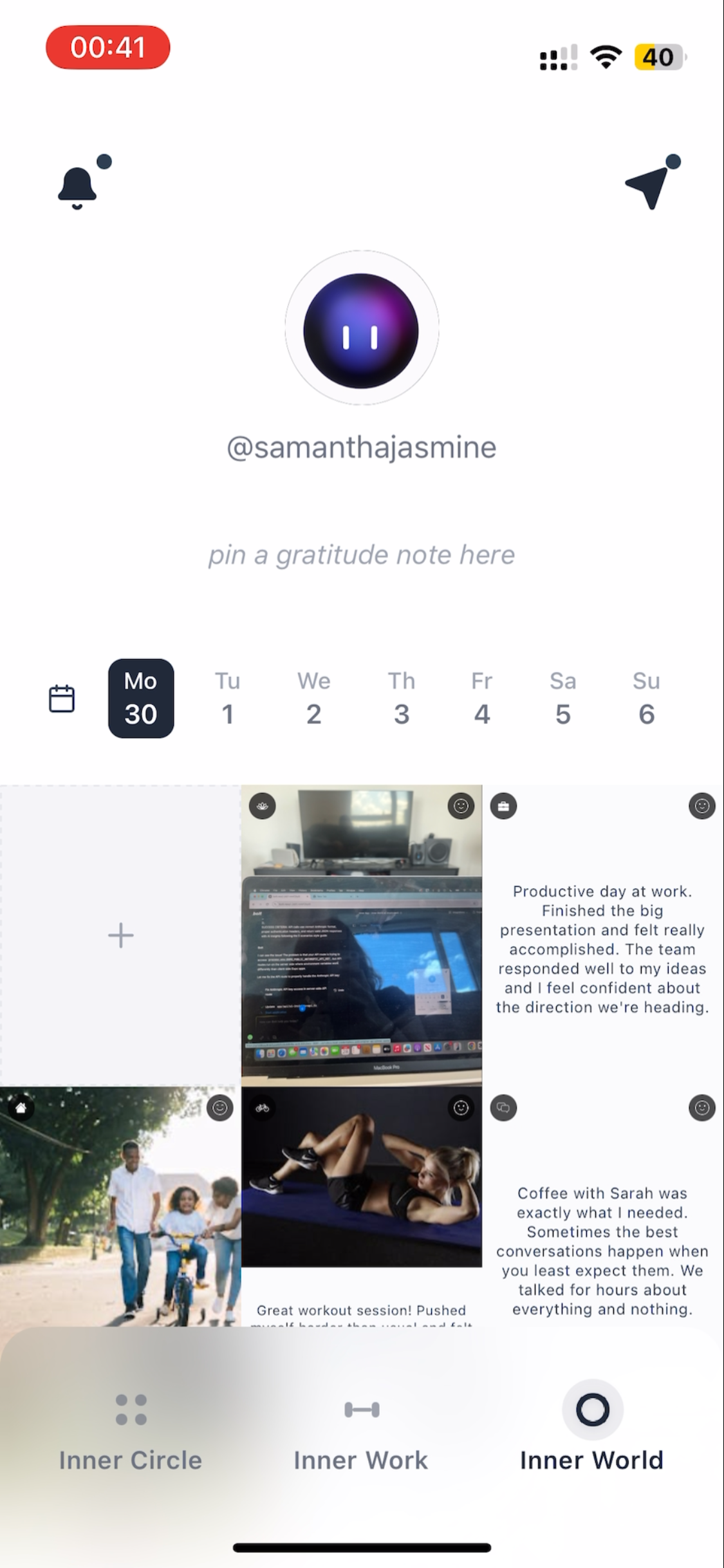 Inner: Social Fitness | Devpost