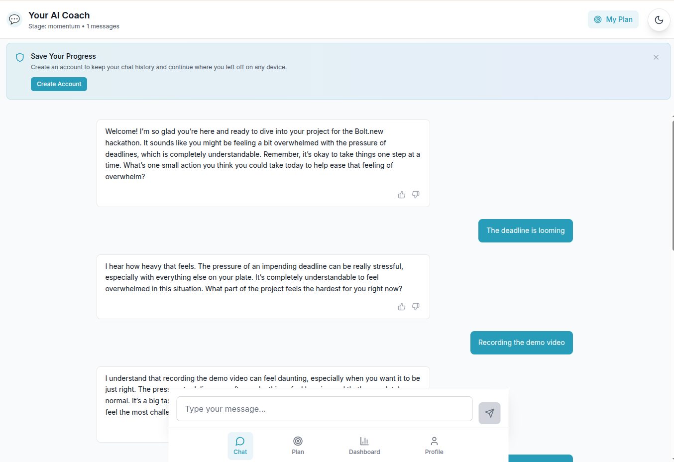 Start in Step | Devpost