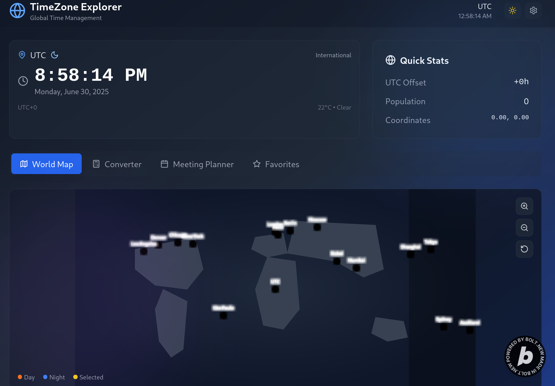 Time Zone Explorer | Devpost