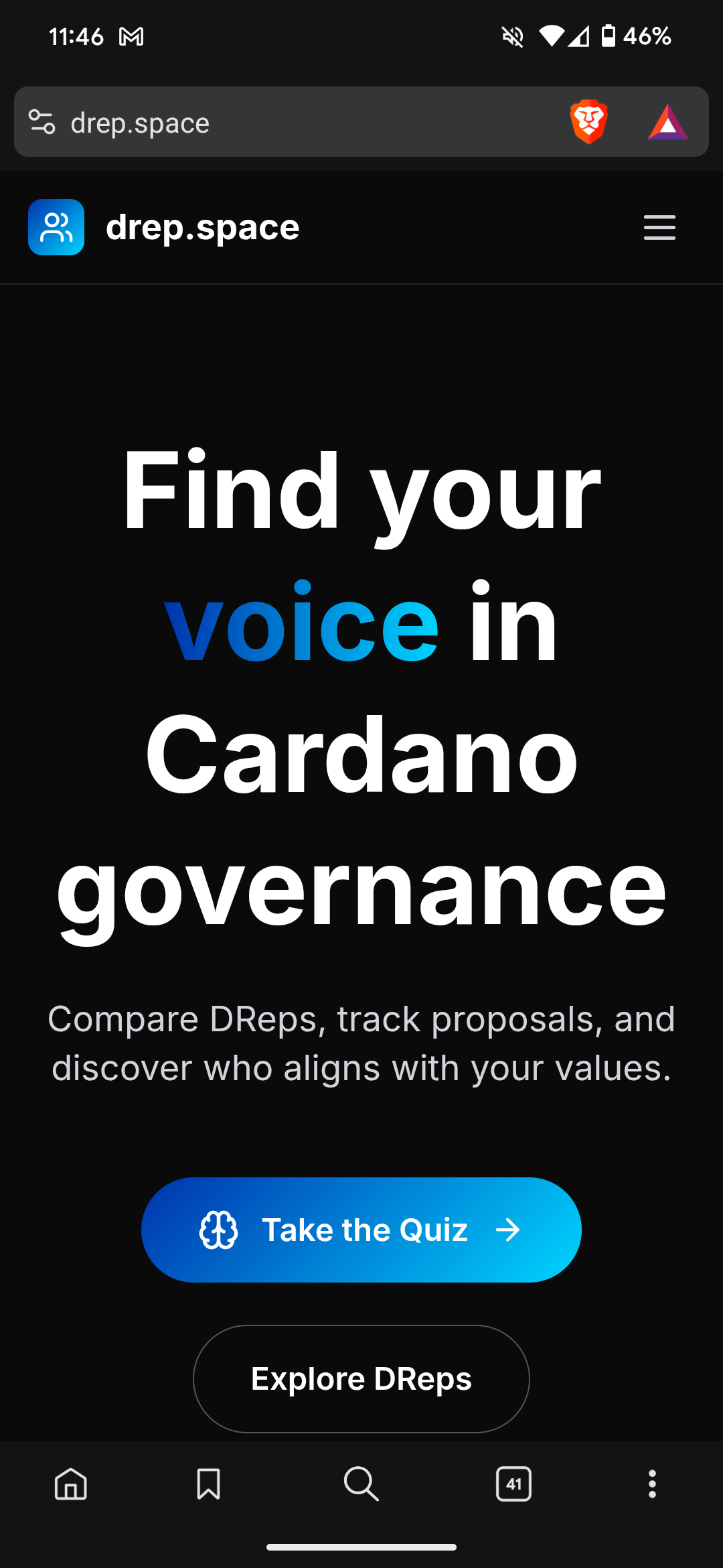 DRep space | Devpost