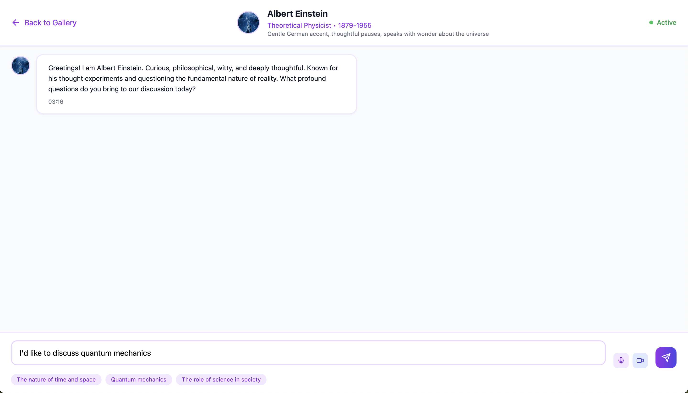 TimeTalk: Debate with Legends | Devpost