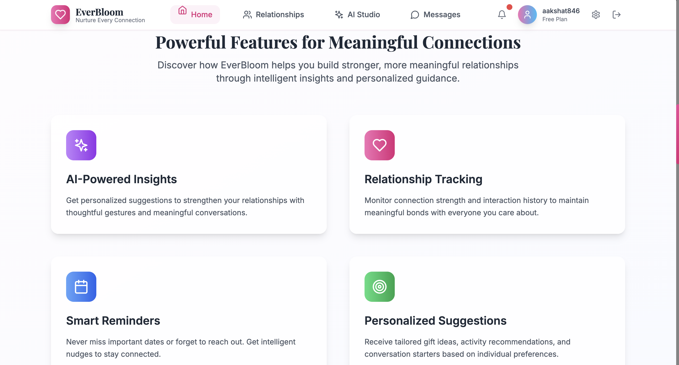 EverBloom Nurture Every Connection | Devpost