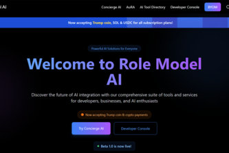 Concierge by Role Model AI | Devpost
