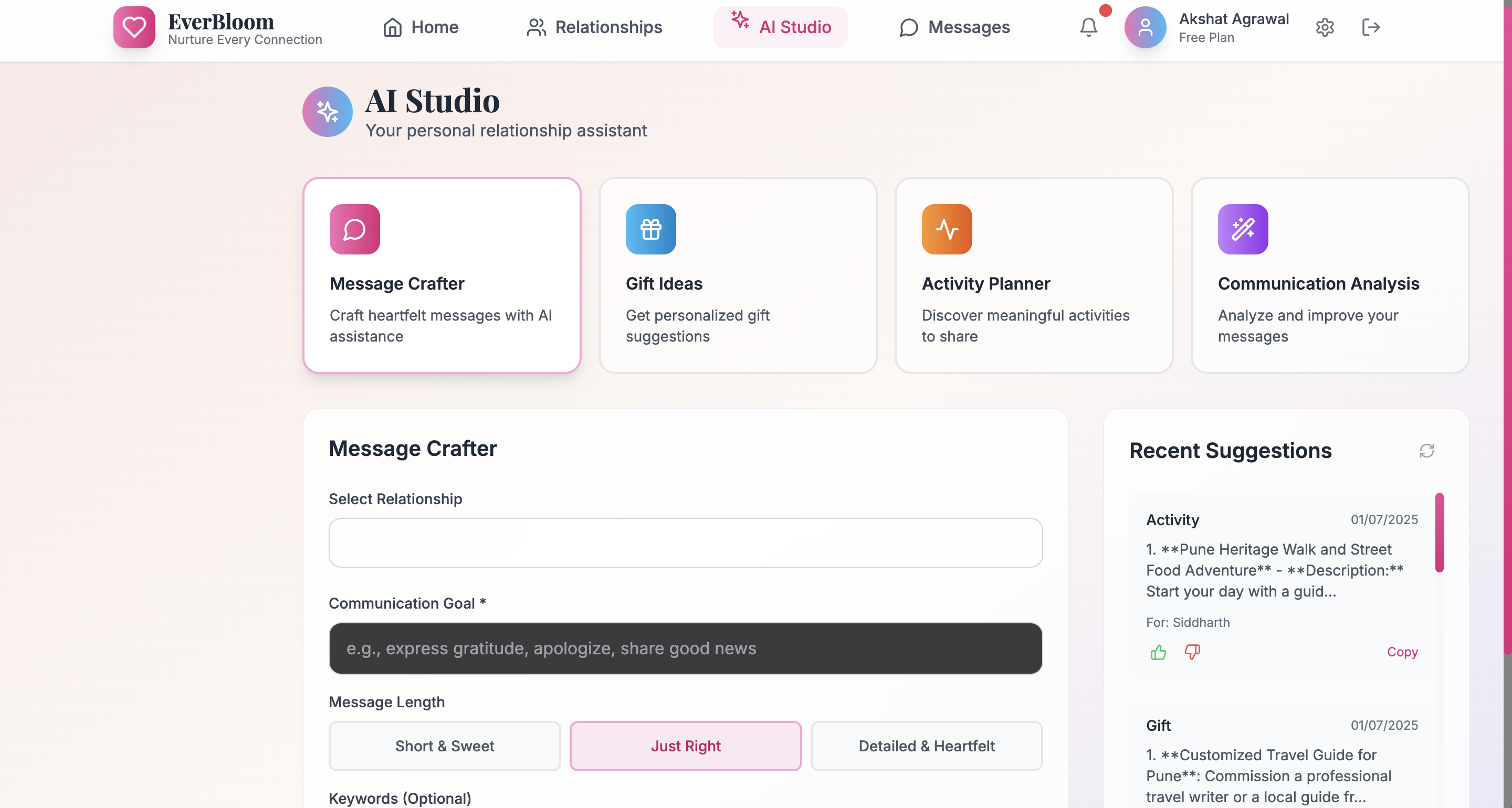 EverBloom Nurture Every Connection | Devpost