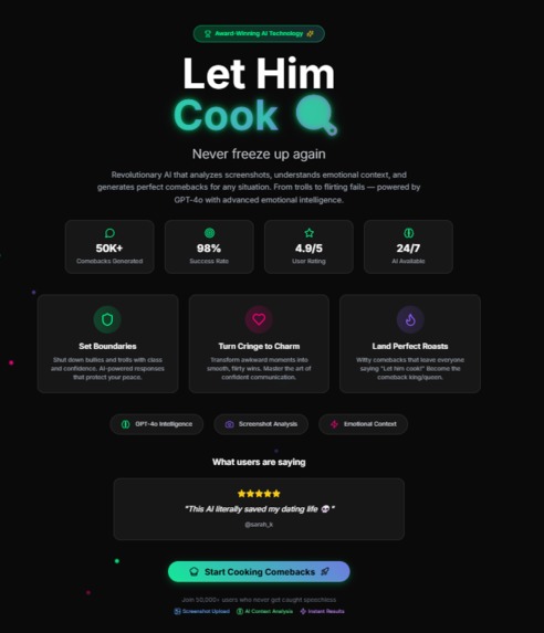 Let Him Cook AI | Devpost