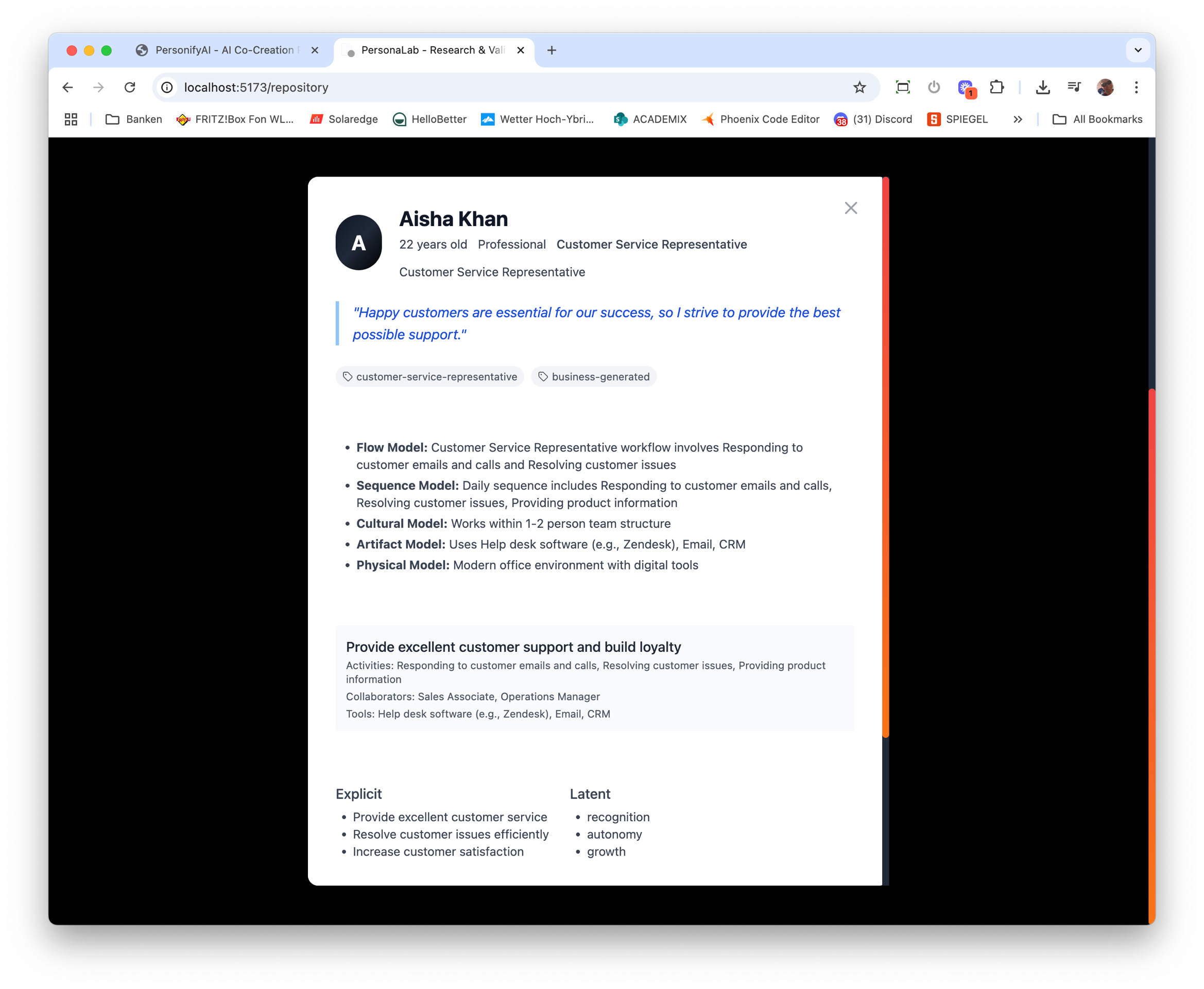 PersonifyAI: Get your ideas talked about! | Devpost