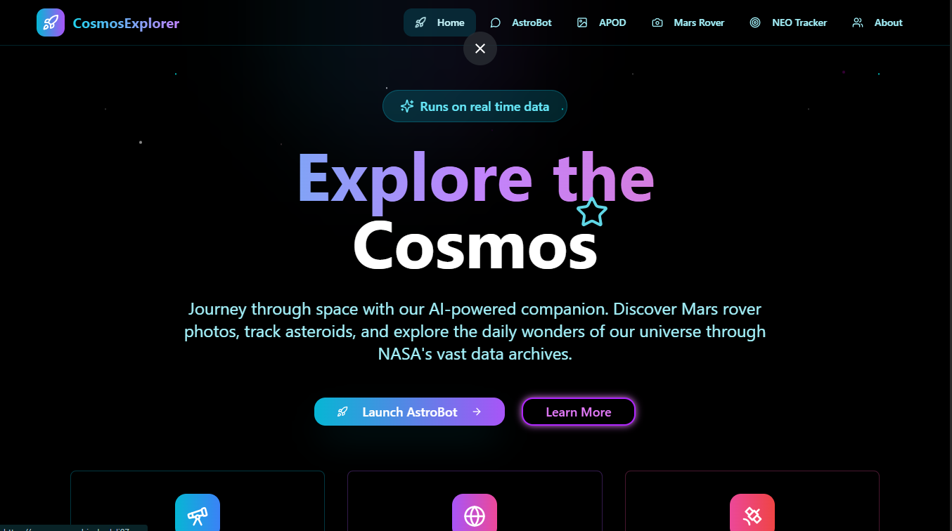 Cosmos Explorer | Devpost