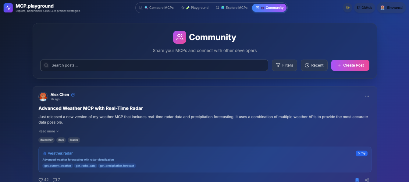 MCP.playground | Devpost