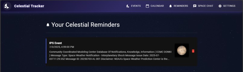 Celestial Tracker | Devpost