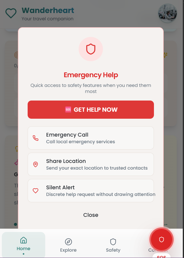Wanderheart- Your travel companion | Devpost