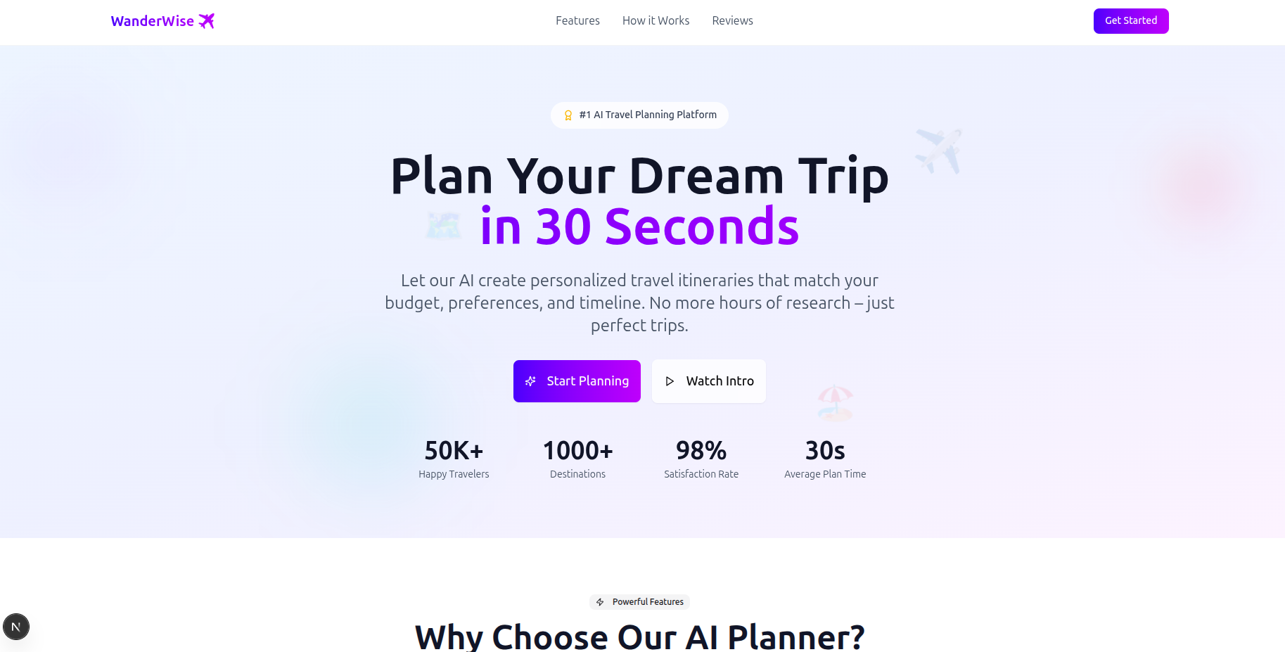 AI travel planner | Devpost