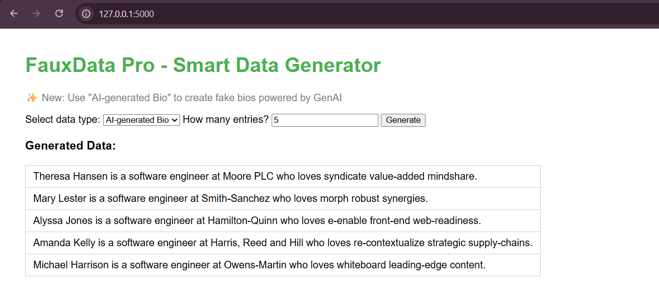 FauxData Pro | Devpost