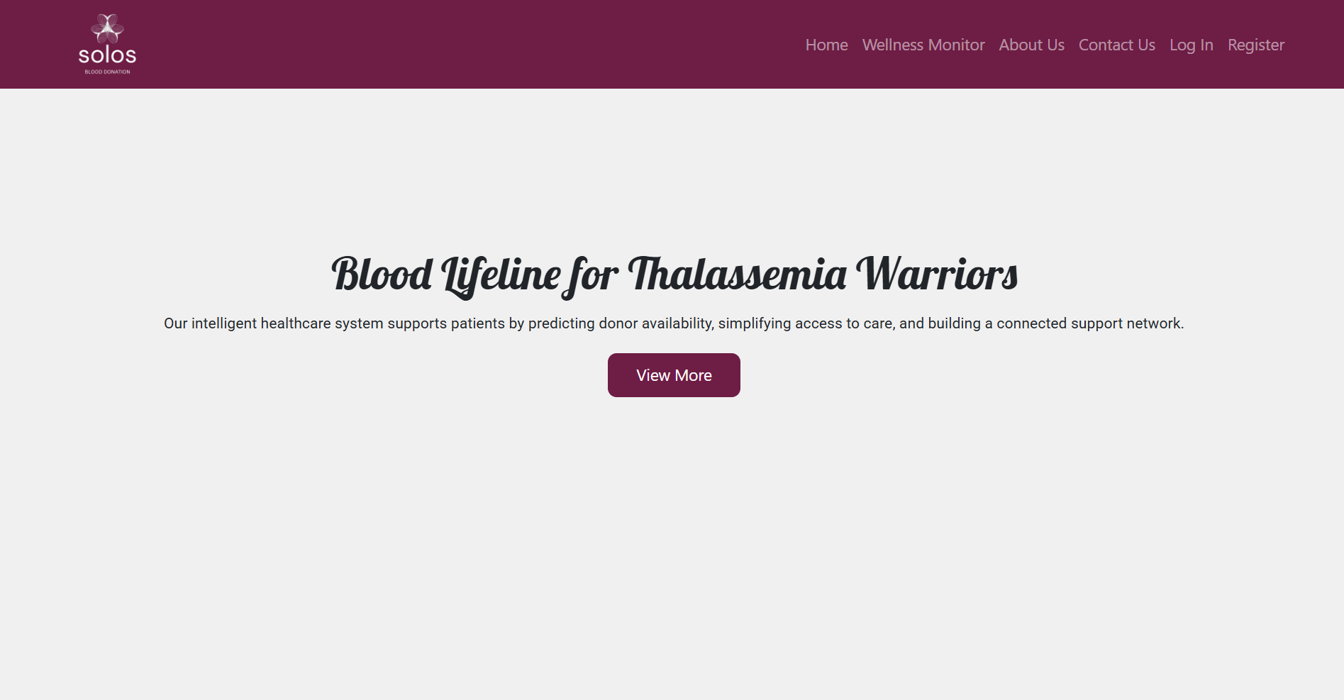 Blood Lifeline: Smart Healthcare for Thalassemia Warriors | Devpost
