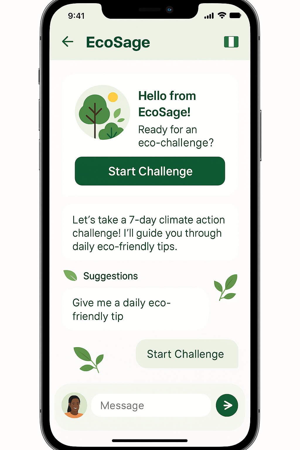 EcoSage – Your AI Climate Action Assistant | Devpost