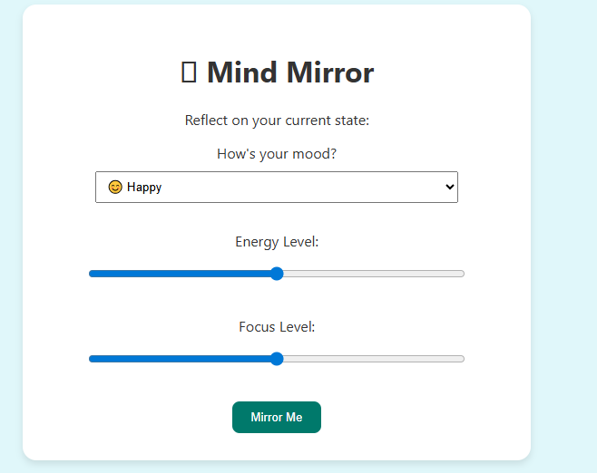 Mind Mirror | Devpost