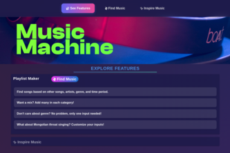Music Machine | Devpost
