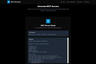 MCP Generator | Devpost